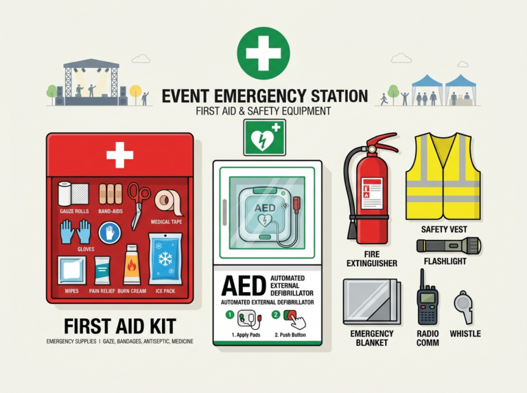 10 Vital Items for an On-site Event Emergency Checklist - EventHex